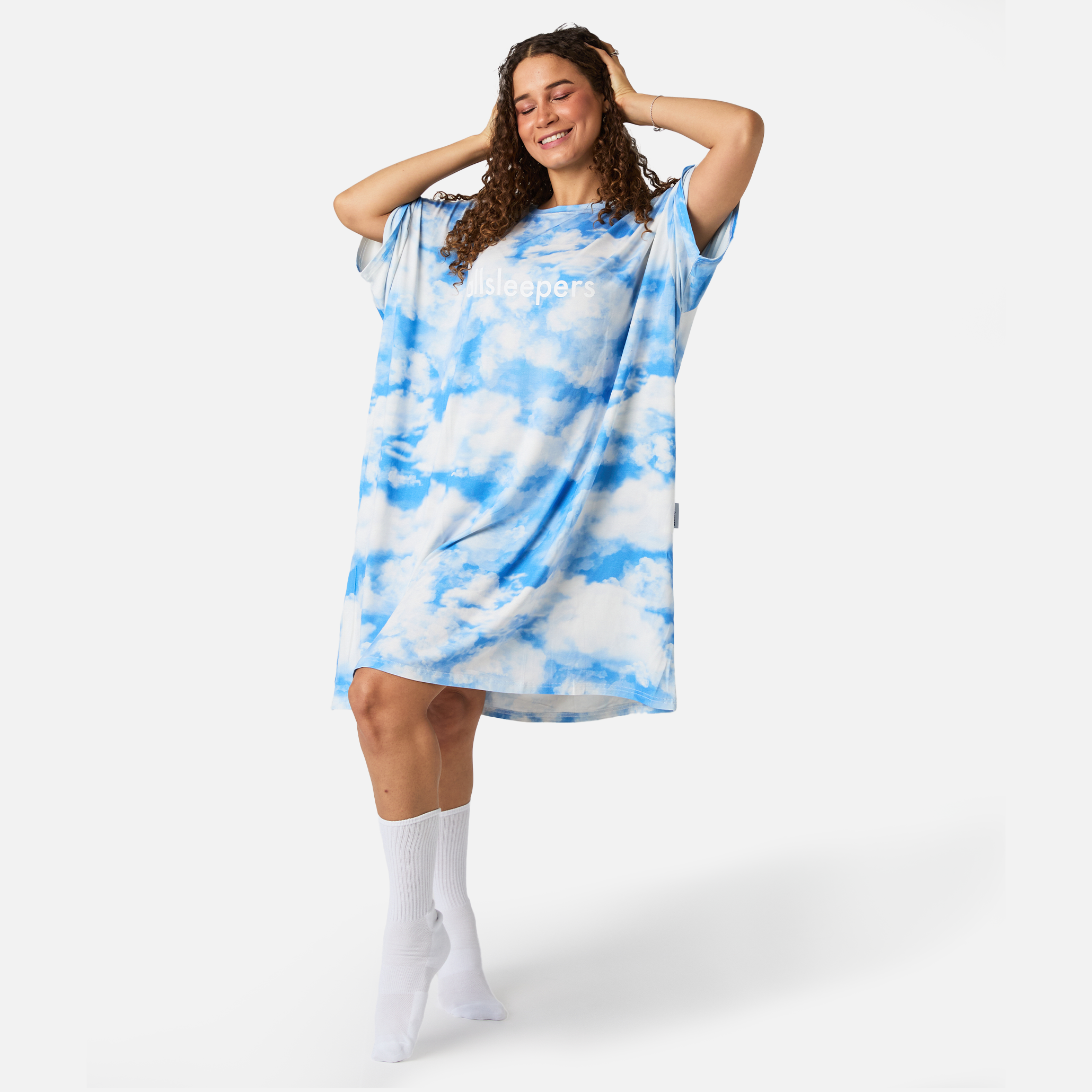 Blue Tie-Dye Allsleepers Sleep Tee - Allsleepers – Deltora