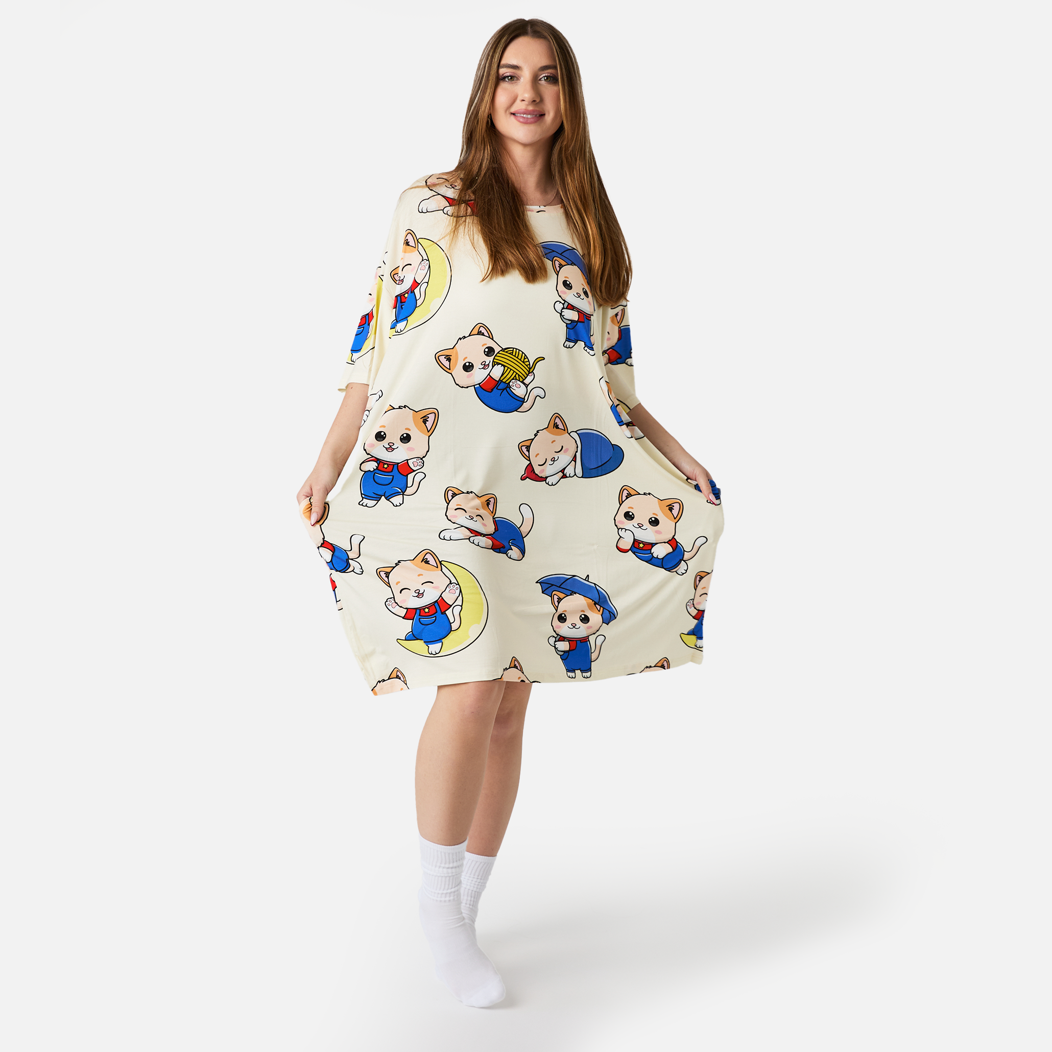 Cat Allsleepers Sleep Tee - Allsleepers – Deltora