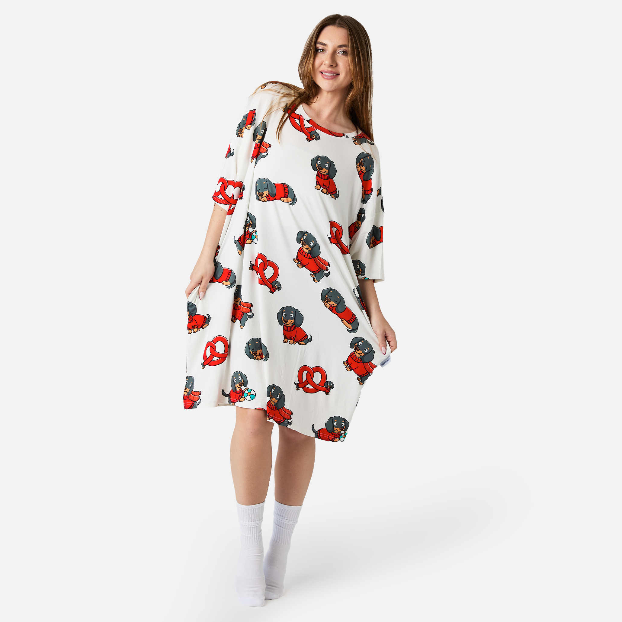 Dachshund Allsleepers Sleep Tee - Allsleeepers – Deltora