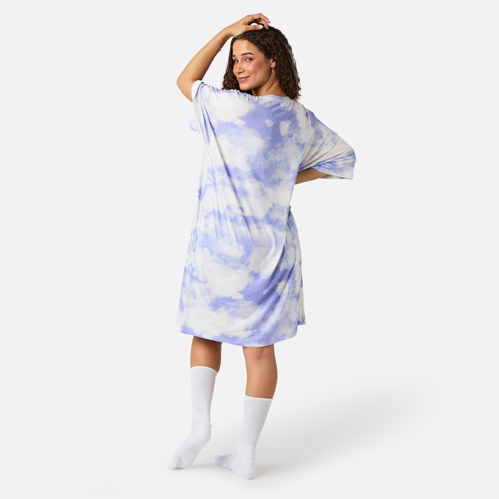 Purple Tie-Dye Allsleepers Sleep Tee - Allsleepers